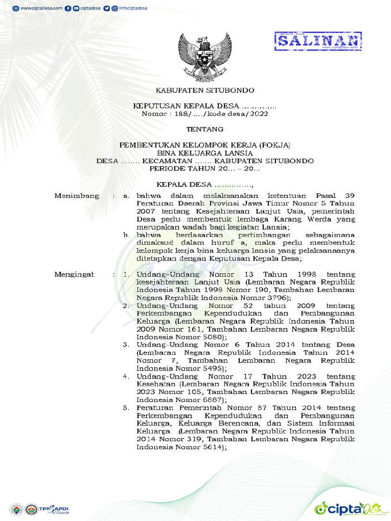 SK BKL (WWW - Ciptadesa.com) | PDF