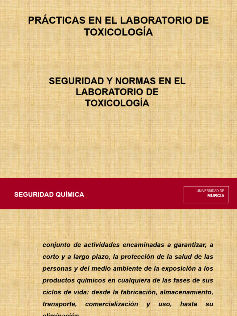 Seguridad en Laboratorio de Toxicología | PDF | Laboratorios | Agua