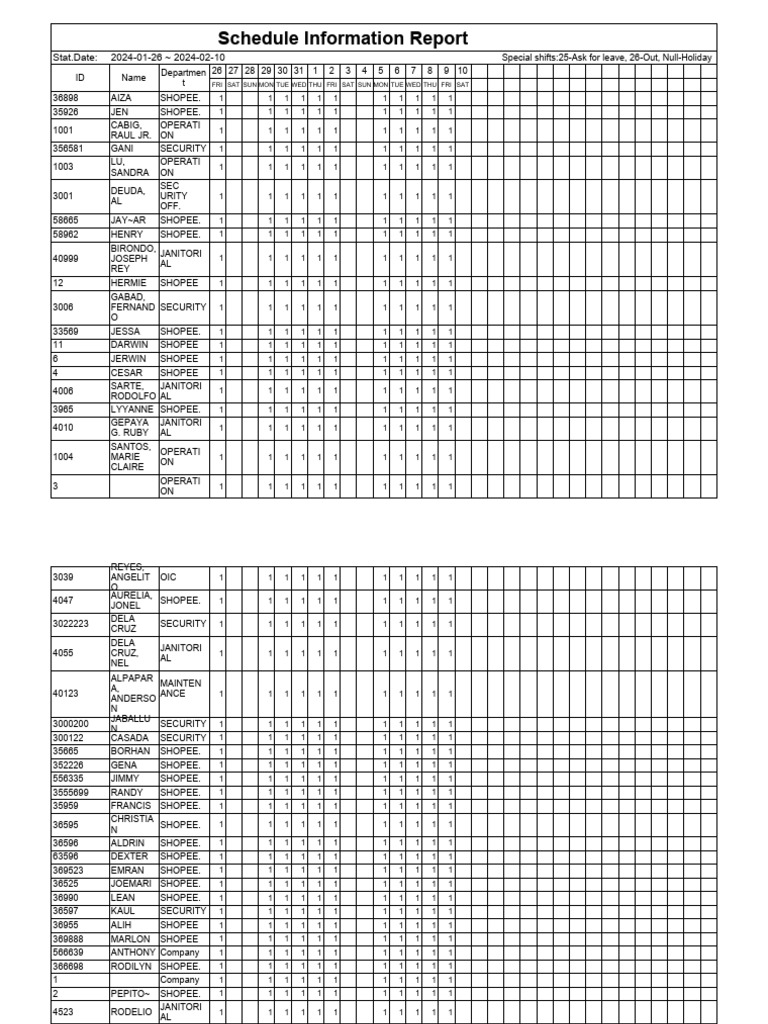 1 - StandardReport | PDF | Business Law | Working Time