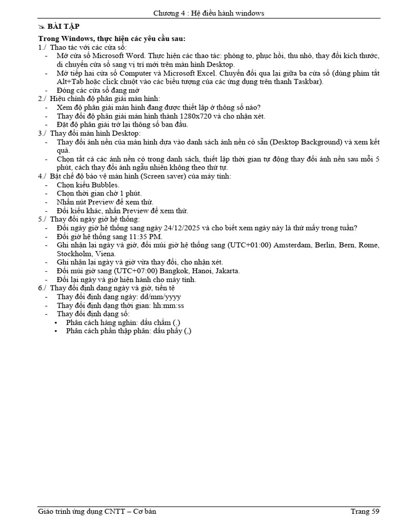 C2 Bai2 BaiTap WIndows | PDF