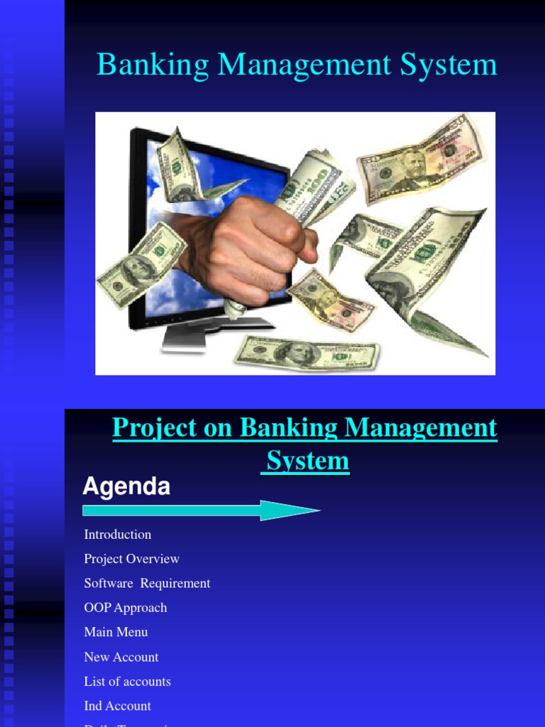 Banking Management System Overview | PDF | Object Oriented Programming ...
