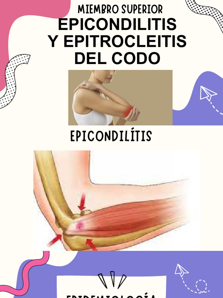 Epicondilitis y Epitrocleitis | PDF | Epidemiología | Enfermedades y ...