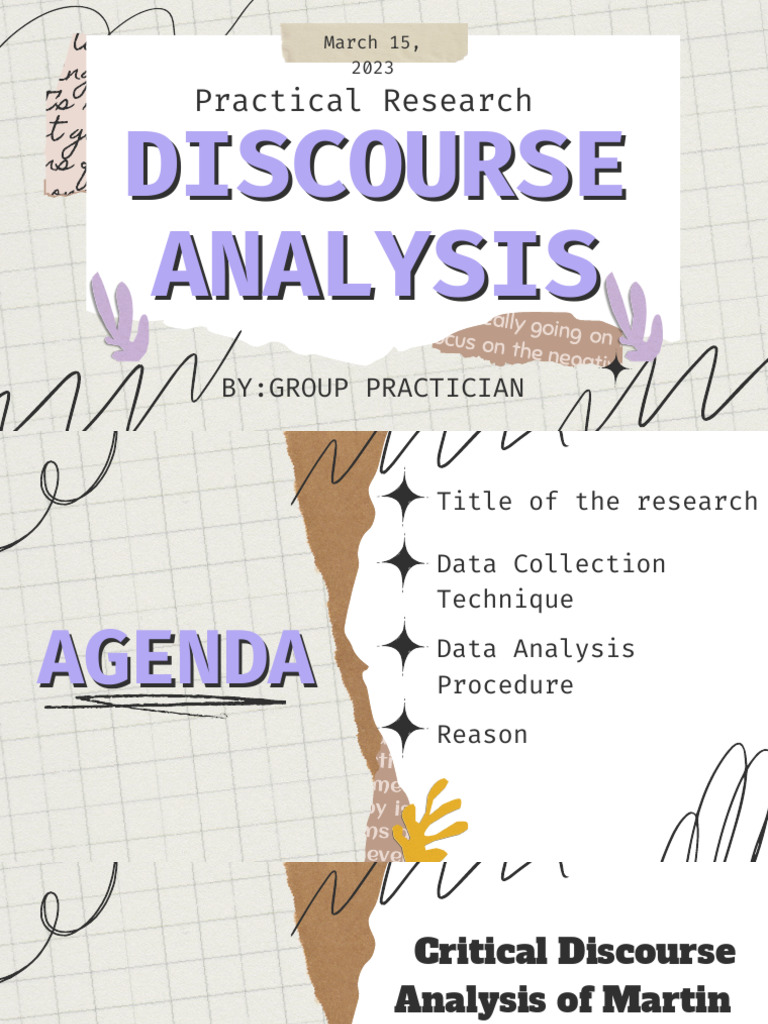 Practical Research Discourse Analysis PDF Social Science Science