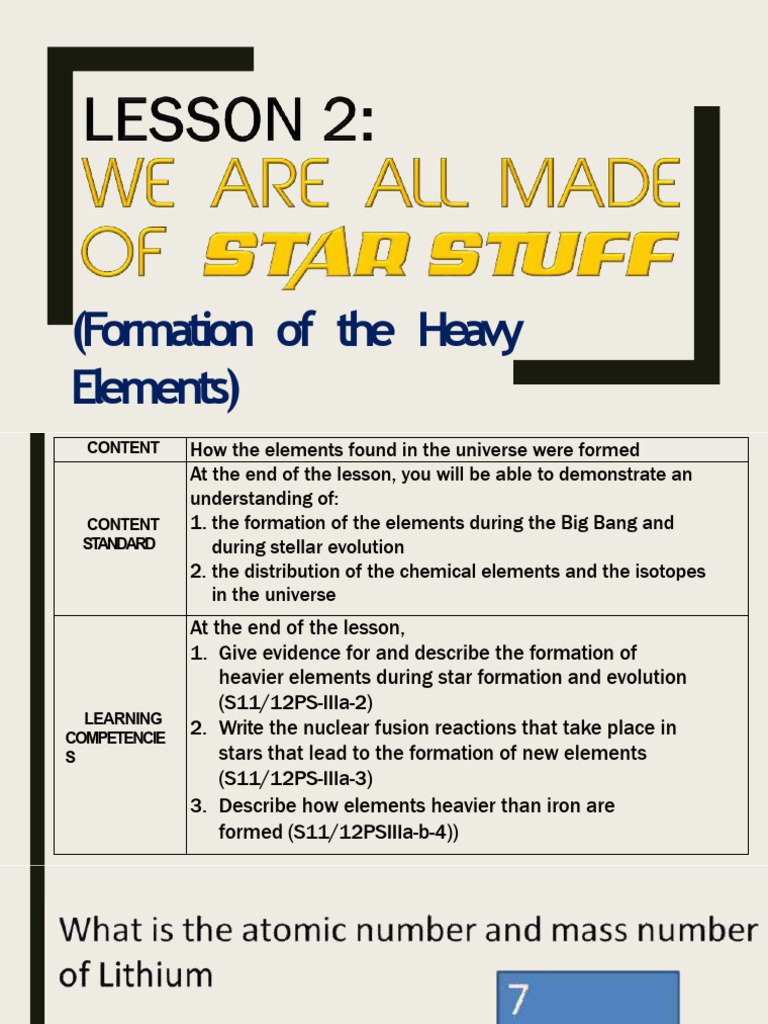 Formation of The Heavy Elements | PDF | Stars | Nuclear Reaction