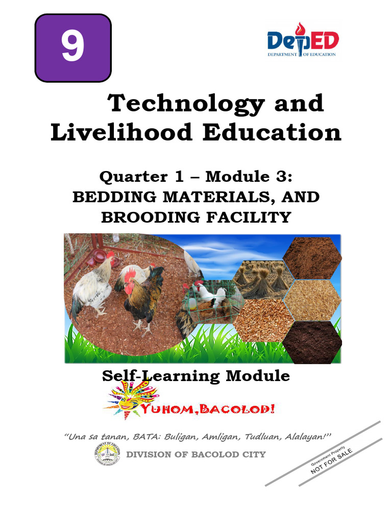 TLE 9 Organic Agri Q1 M3 | PDF | Poultry Farming | Birds