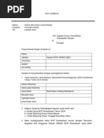 Contoh Format Laporan SPJ Bosda Negeri Dan Swasta | PDF