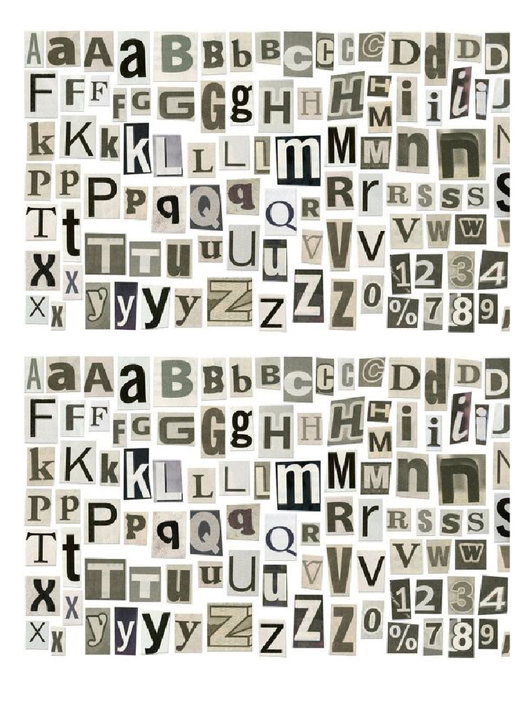 Stickers Letras | PDF