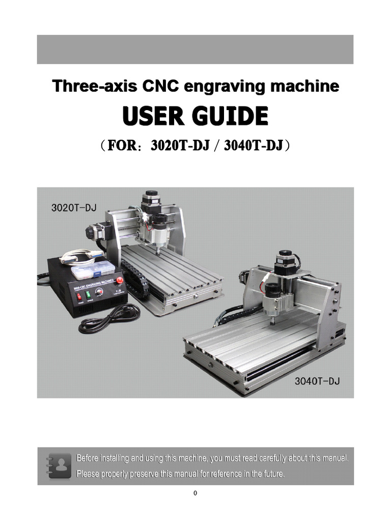 ROUTER 3040 T-DJ - Guide | PDF | Software | Numerical Control