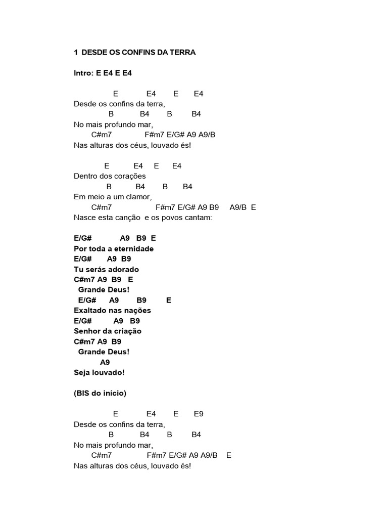 1 Desde Os Confins Da Terra | PDF