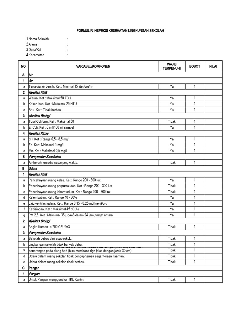 Formulir Ikl Tfu | PDF