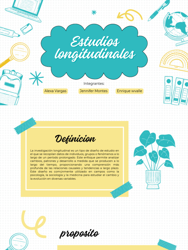 Presentación Estudios Longitudinales | PDF | Análisis | Hora