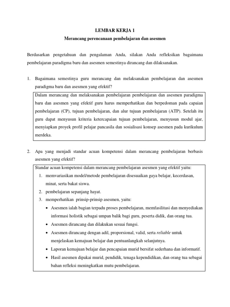 LK-Topik2 PPG PRAJAB | PDF | Pengembangan Diri