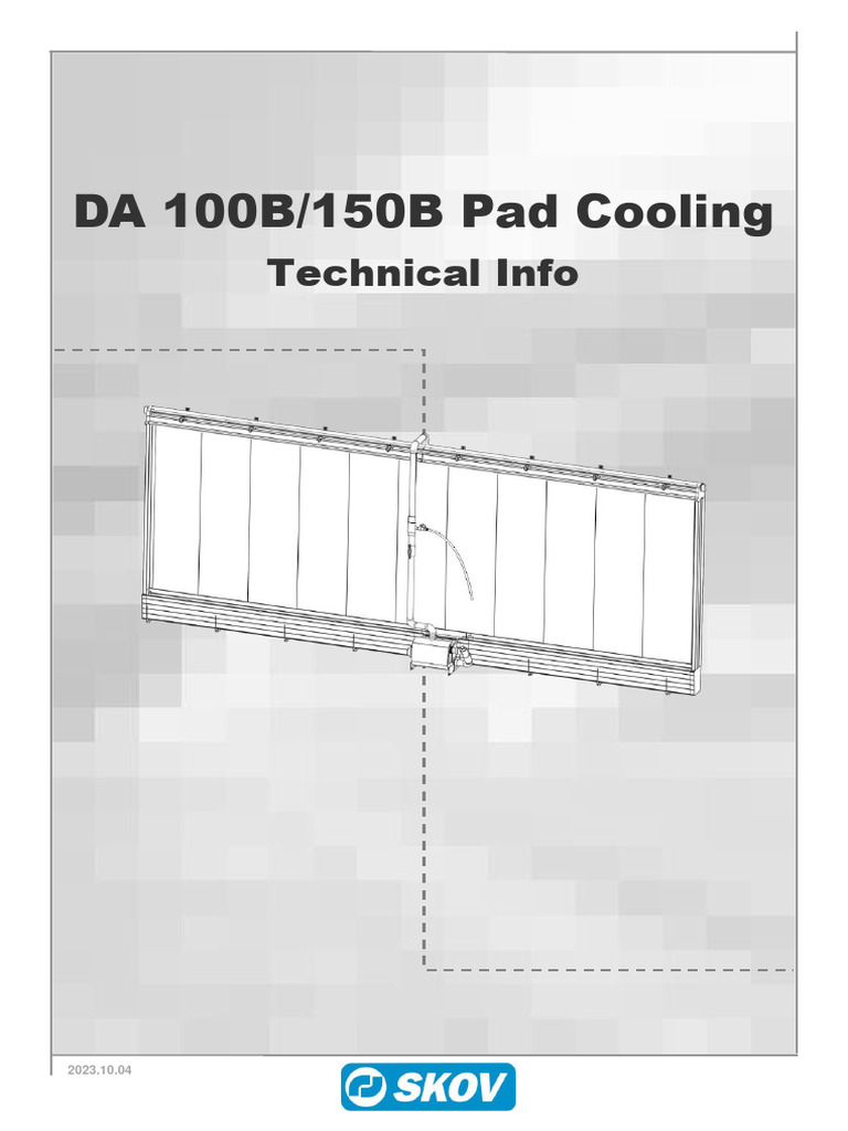 Skov Cool Cell Setup Guide | PDF | Pump | Metre