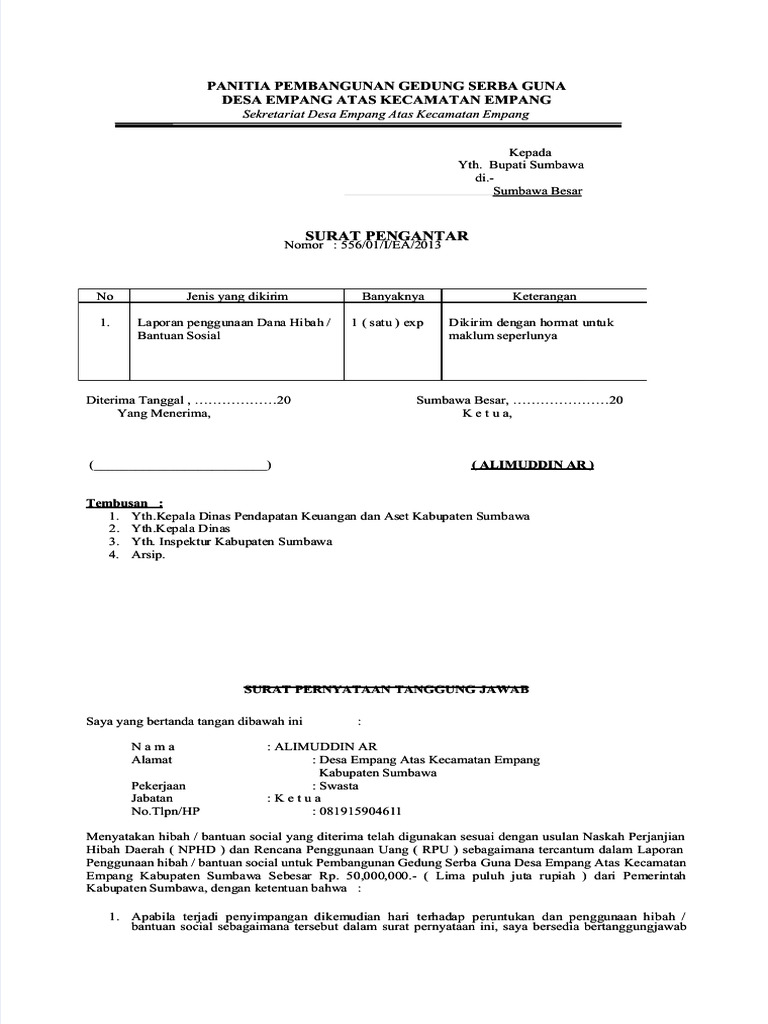 PDF SPJ Gedung Serba Guna - Compress | PDF