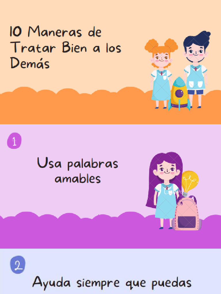 Maneras de Tratar Bien A Los Demás | PDF