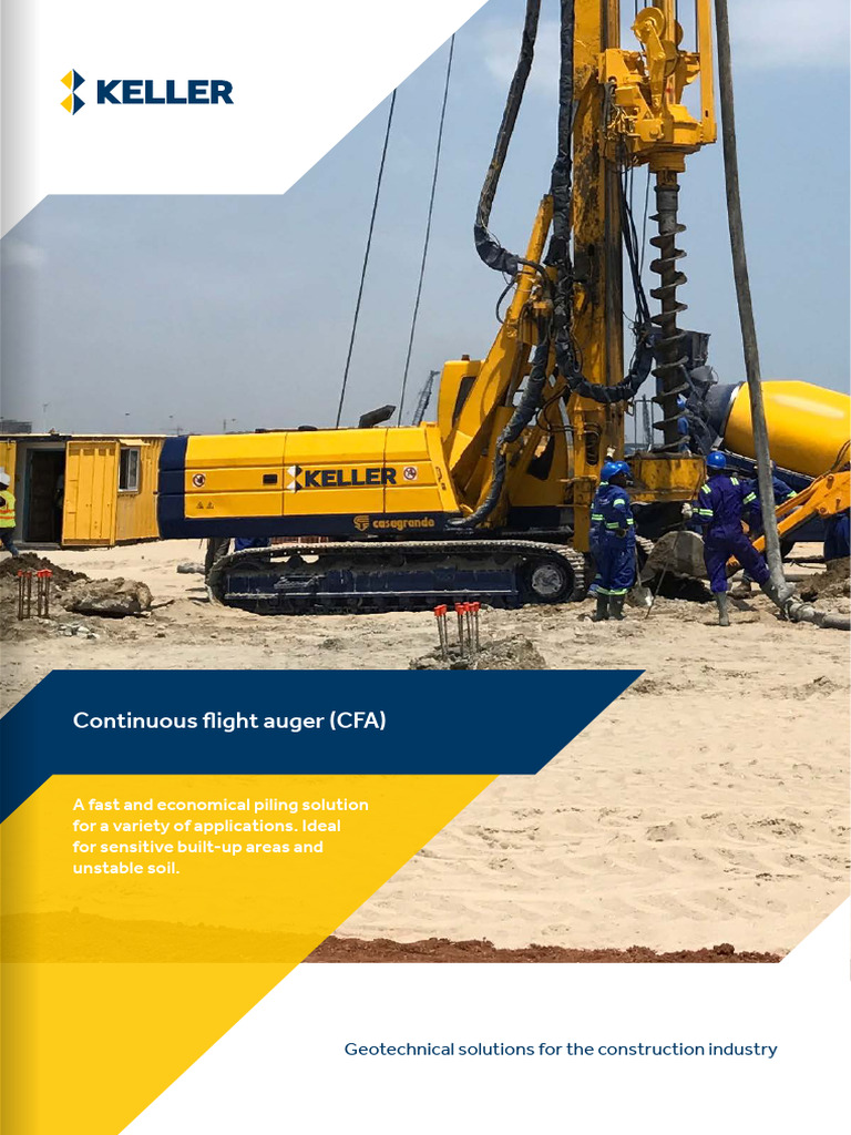 Keller Africa Cfa Piles Product Brochure | Download Free PDF | Deep Foundation | Building ...