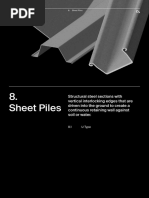 Sheet Pile Specifications Guide | PDF | Building Materials