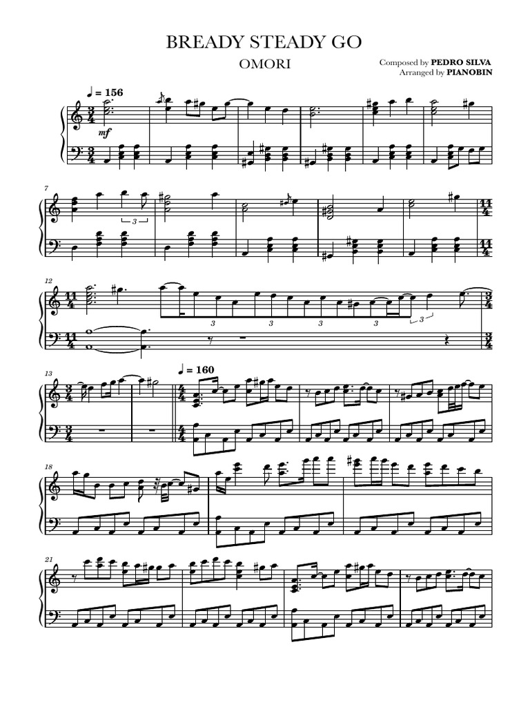 Bready Steady Go Sheet Music | PDF