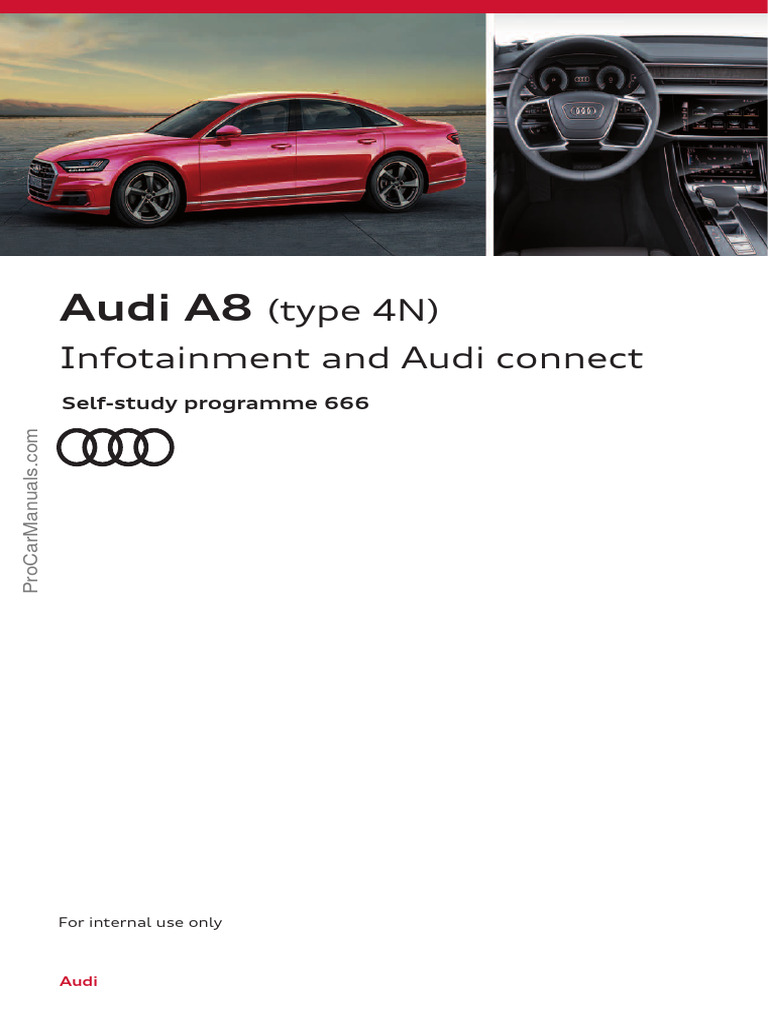 SSP 666 Audi A8 Type 4N Infotainment and Audi Connect | PDF | Usb | Information And ...