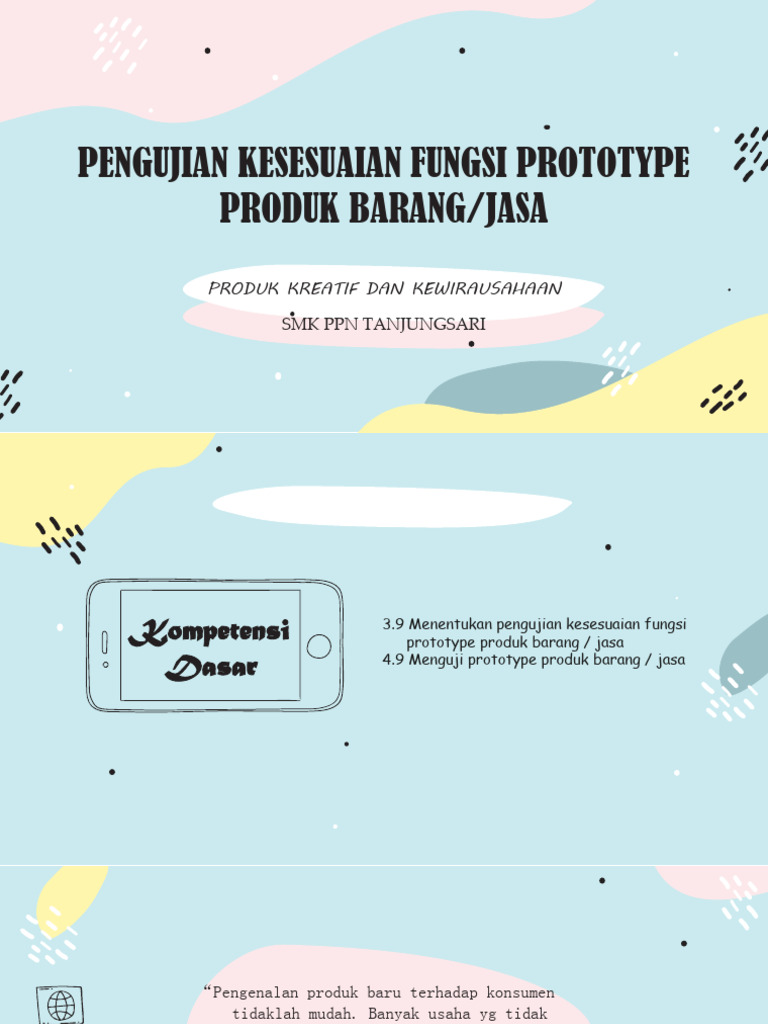 KD 3.9 Pengujian Prototype | PDF | Bisnis