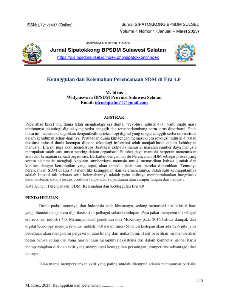 Article Text | PDF | Karier & Perkembangan | Komputer