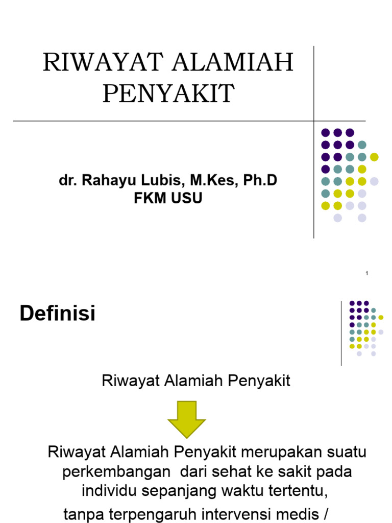 Riwayat Alamiah Penyakit dan Fase-Fasenya | PDF