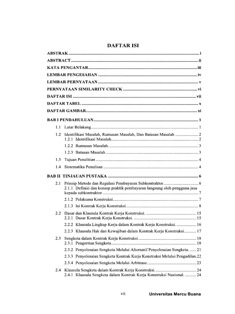 Daftar Isi | PDF