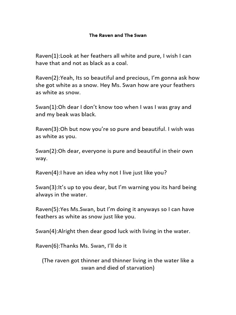 The Raven and The Swan | PDF