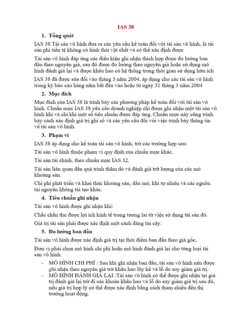 Ias 38 | PDF