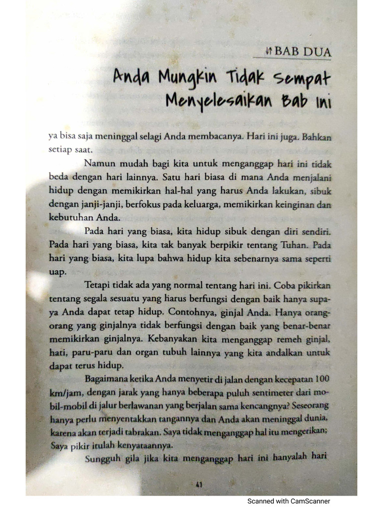 PA Pengurus Bab 2 (Anda Mungkin Tidak Sempat Menyelesaikan Bab Ini) | PDF