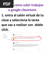 TUTORIAL - Adjuntar Tarea en Google Classroom | PDF