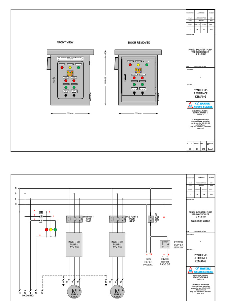 Booster VSD Atv 310 2 X 1 5 KW PDF Energy Technology Gas Technologies