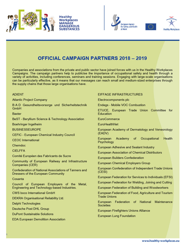 HWC2018-19 OCP List | PDF | Technology & Engineering