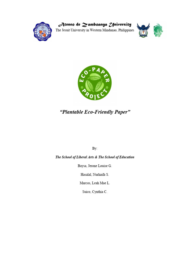SCITECS Paper - C1C2 C3 | PDF | Recycling | Paper