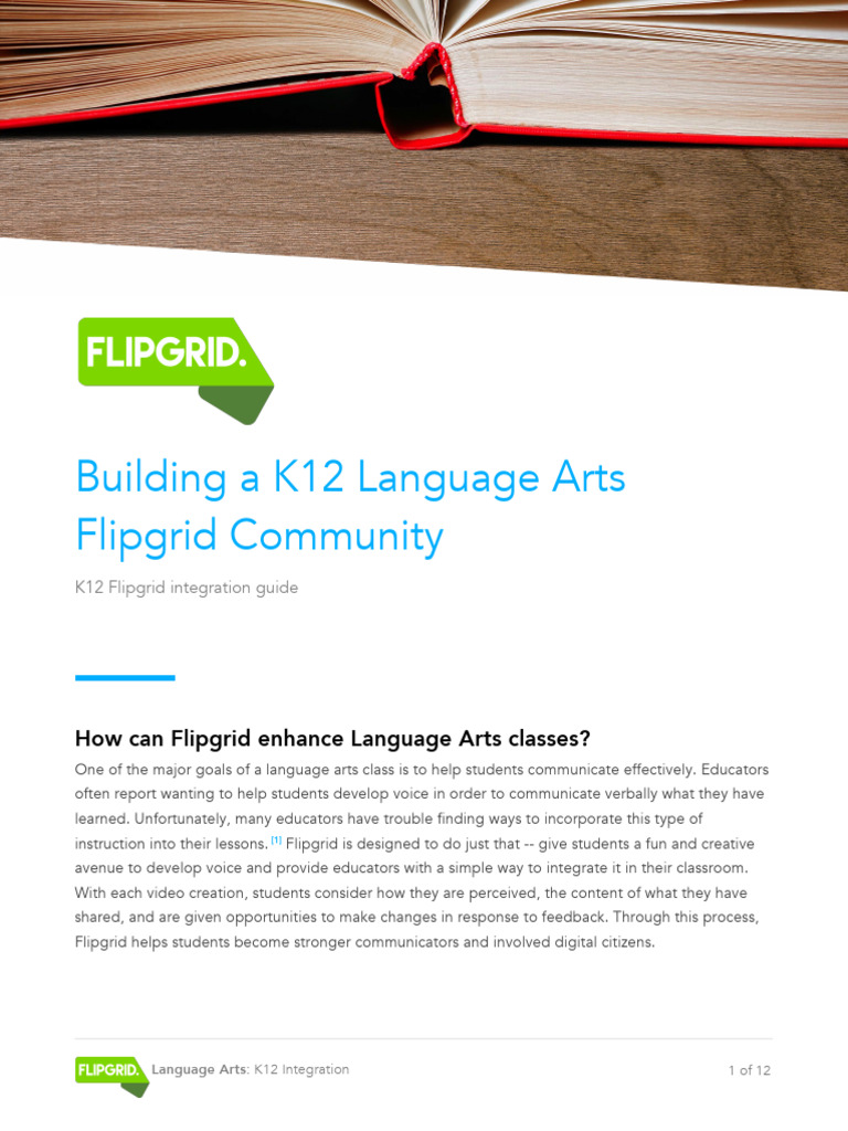 Flipgrid Language Arts | PDF | Word | Verb
