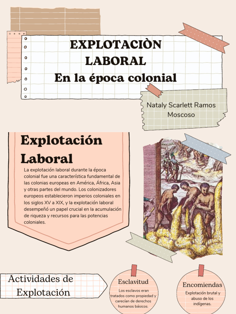 Explotación Laboral en la Época Colonial | PDF | Colonialismo ...