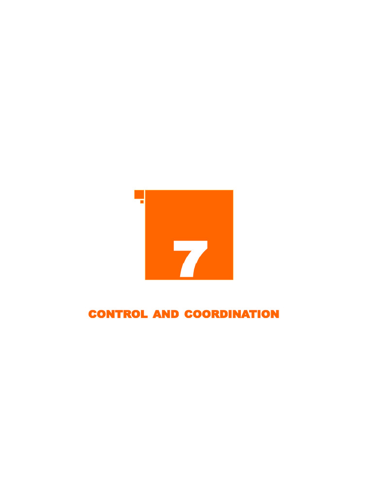 Chapter 7 - Control and Coordination PYQs | PDF | Stimulus (Physiology) | Hormone