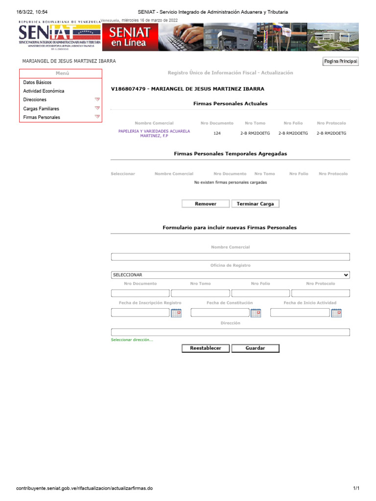 SENIAT - Servicio Integrado de Administración Aduanera y Tributaria ...