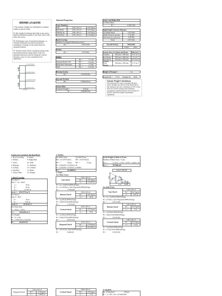 Seismic and Earthquake Analysis | PDF | Truss | Beam (Structure)