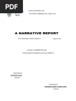 Introduction For OJT Narrative Report | PDF | Employment | Psychology