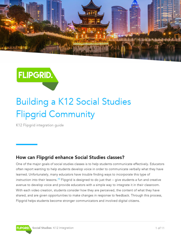 Flipgrid Social Studies | PDF | Teachers | Experience