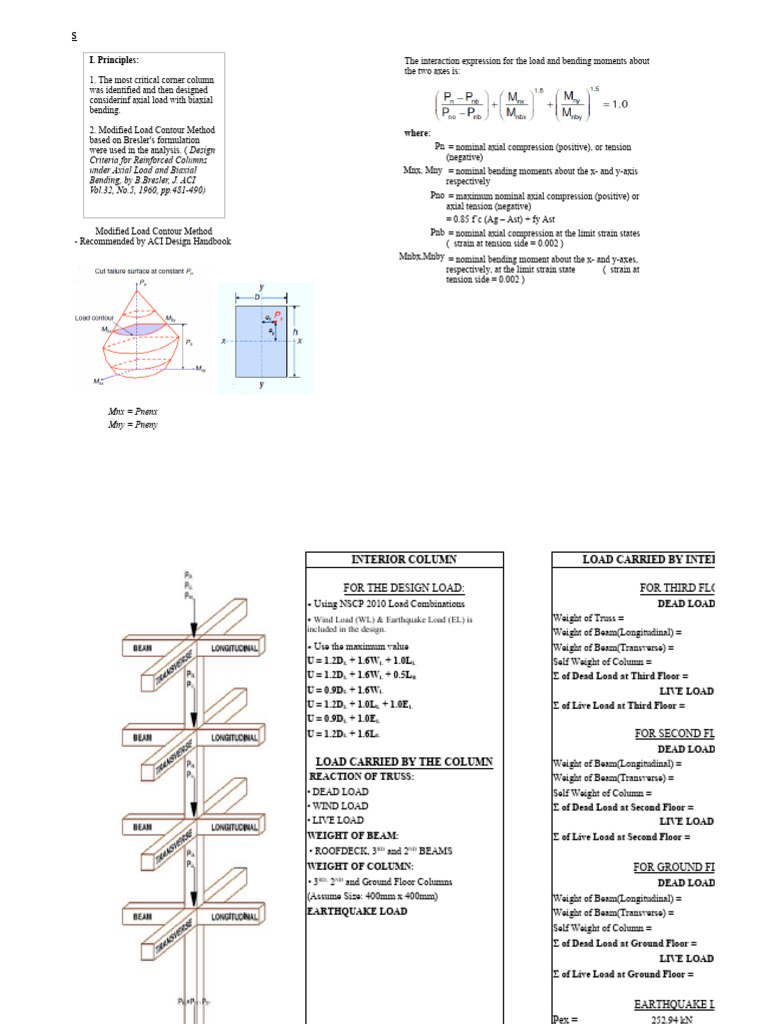 Analysis of Column | PDF | Structural Load | Beam (Structure)