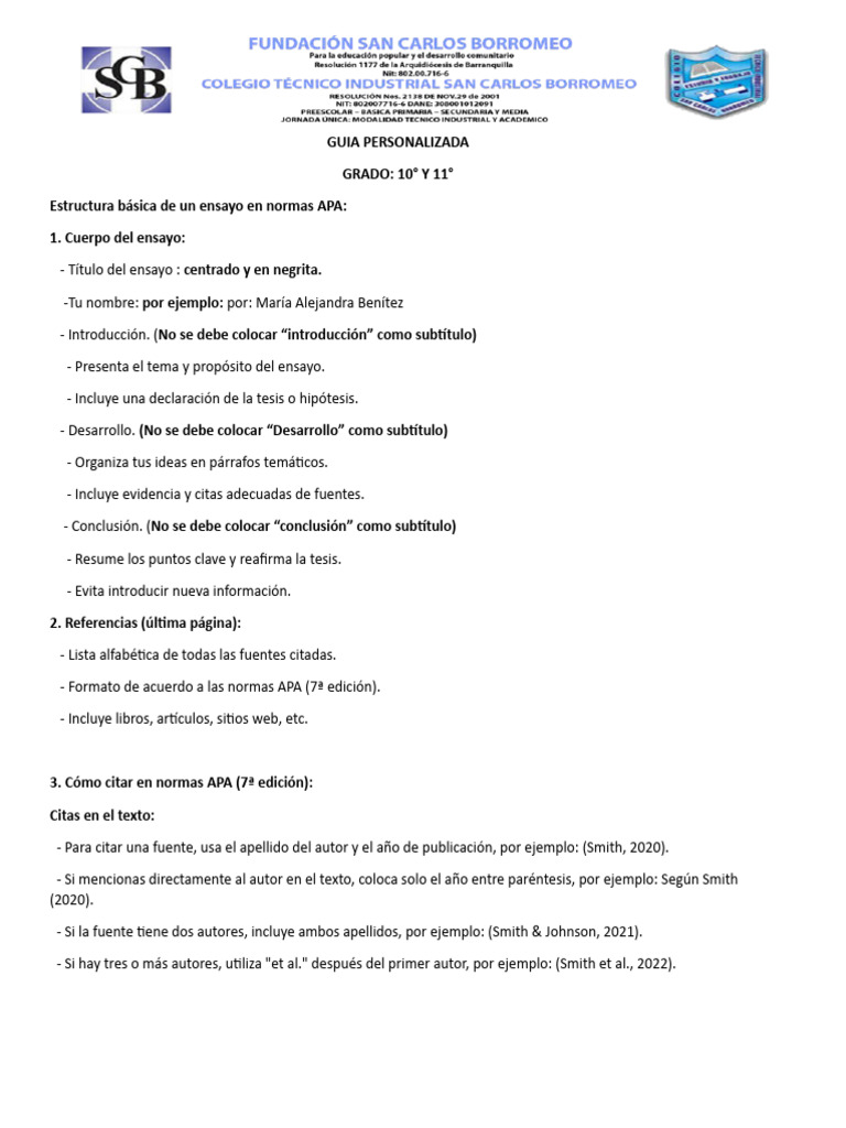 Guía de Ensayos | PDF | Estilo apa | Ensayos