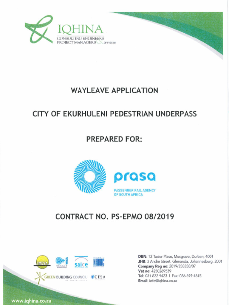 Wayleave Application | PDF
