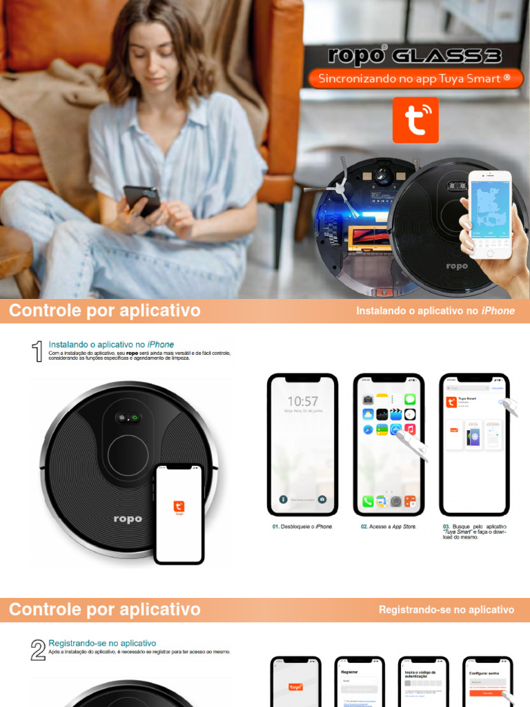 Manual App Tuya Ropo Glass 3 | PDF