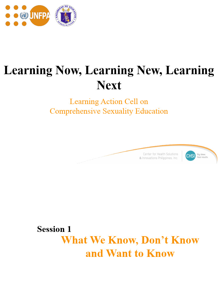 Breakout Session 1 - Cse Module Walkthroughpptx | PDF | Sexually ...