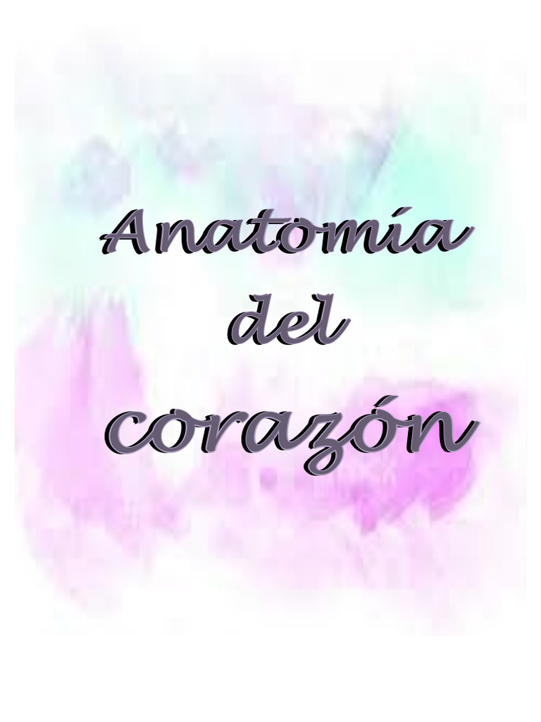 Anatomía del Corazón: Estructura y Función | PDF | Corazón | Sistema ...