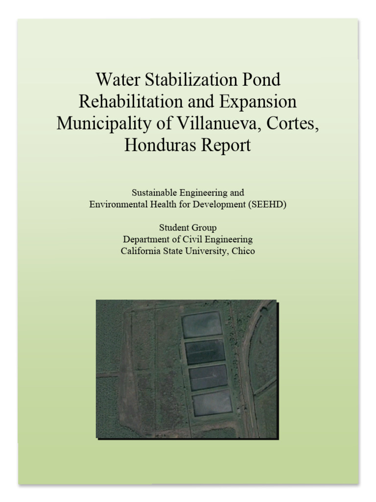 Stabilization Pond Rehab Expansion | Download Free PDF | Sewage ...