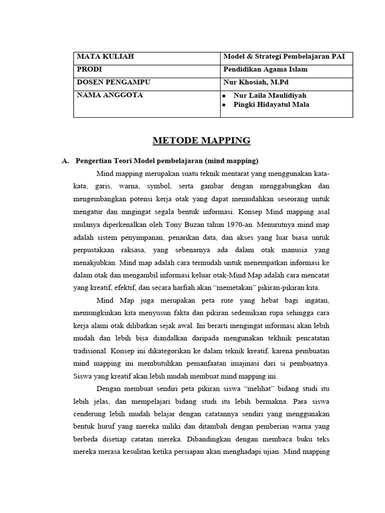 Model Dan Strategi Pembelajaran PAI | PDF