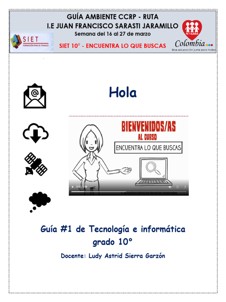 Guia de Tecnologia e Informatica 10deg | PDF | Procesador de textos ...